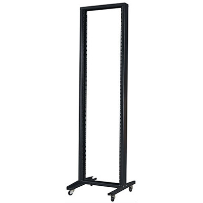 Movable 2-Post Open Frame Server Rack | NECABLES