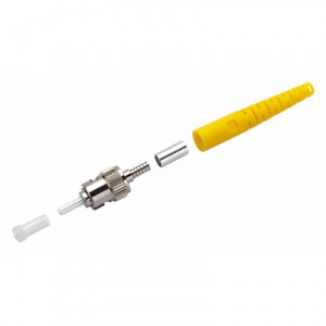 Simplex ST Connector Singlemode Metal for Fiber Optic Cable | NECABLES