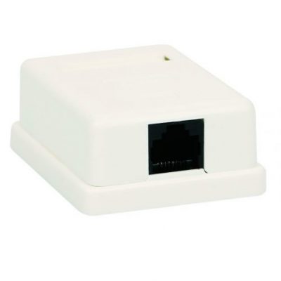 CAT6 Surface Mount Box Single Port | NECABLES